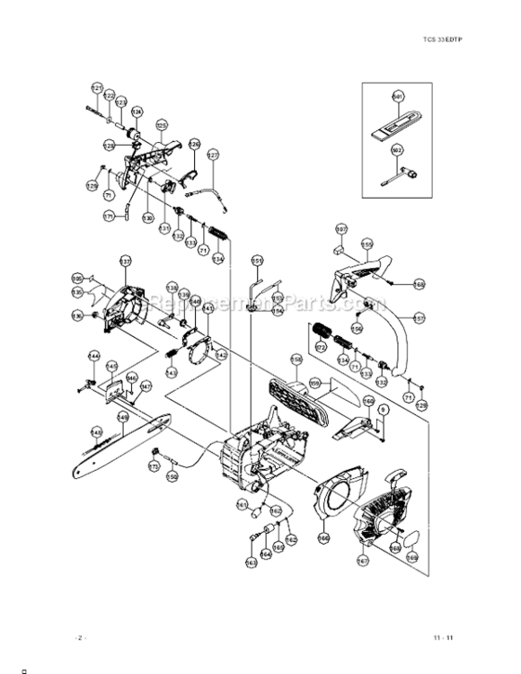 REAR HANDLE (A) 6696773 - OEM Tanaka - eReplacementParts.com