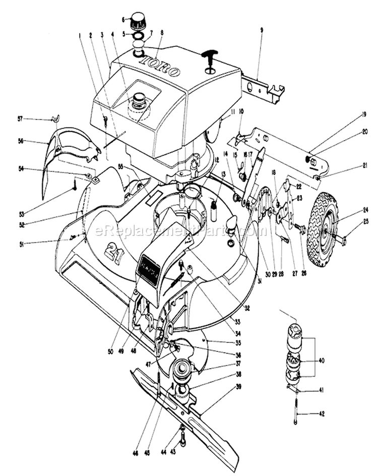 Toro Logo Decal 20-4690 - OEM Toro - eReplacementParts.com