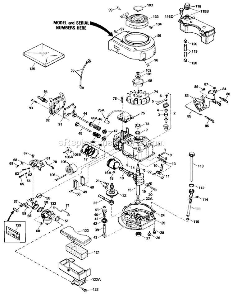 Lever-Brake 35831 - OEM Tecumseh - eReplacementParts.com
