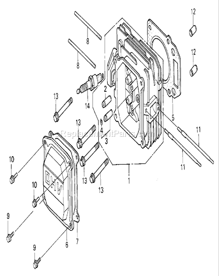 Gasket- Cylinder Head 12251-ZE7-000 - OEM Honda - eReplacementParts.com