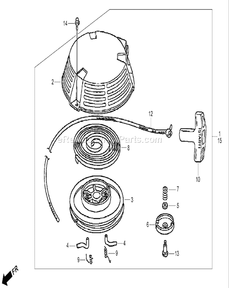 OEM Honda 28441-ZH8-801 Spring- Friction - eReplacementParts.com