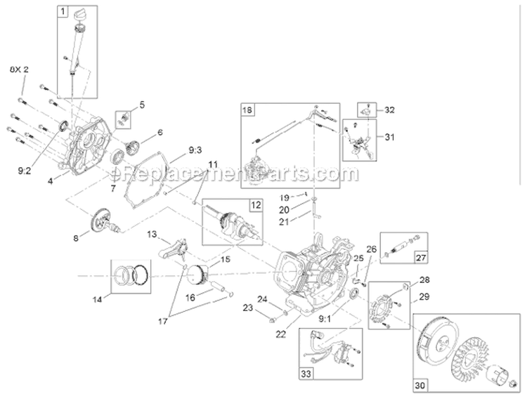 Complete Governor Kit 121-0352 - OEM Toro - eReplacementParts.com
