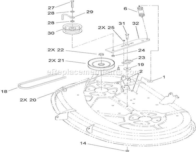 V Belt 6738 - OEM Toro - eReplacementParts.com