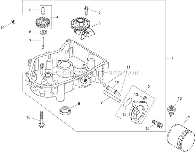 Oil Filter 5205002-S - OEM Kohler - eReplacementParts.com