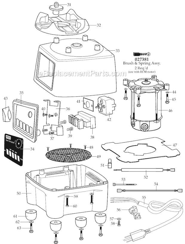 Lead And Fuse Assy. 502853 - OEM Waring - eReplacementParts.com