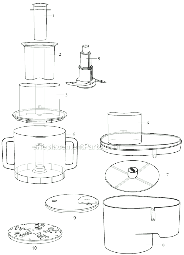 Upper Housing 024761 - OEM Waring - eReplacementParts.com