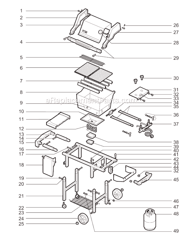 Hardware for tank scale 82718 - OEM Weber - eReplacementParts.com