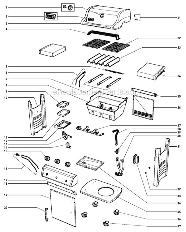 Control Panel 64808 - OEM Weber - eReplacementParts.com