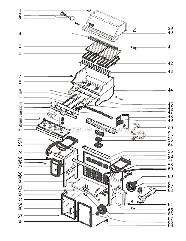 Bottom Panel 82699 - OEM Weber - eReplacementParts.com
