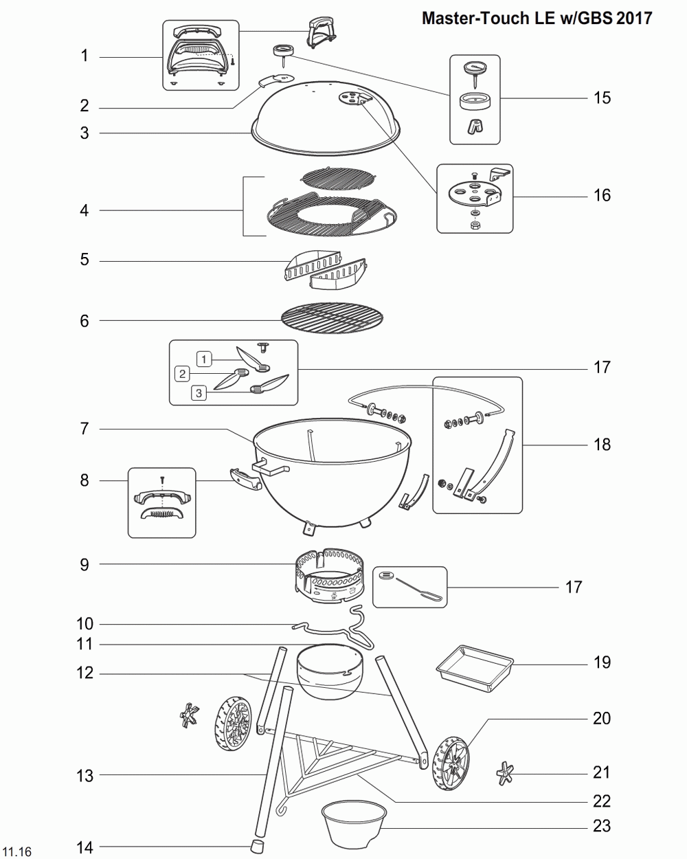 Logo plate 67001 - OEM Weber - eReplacementParts.com