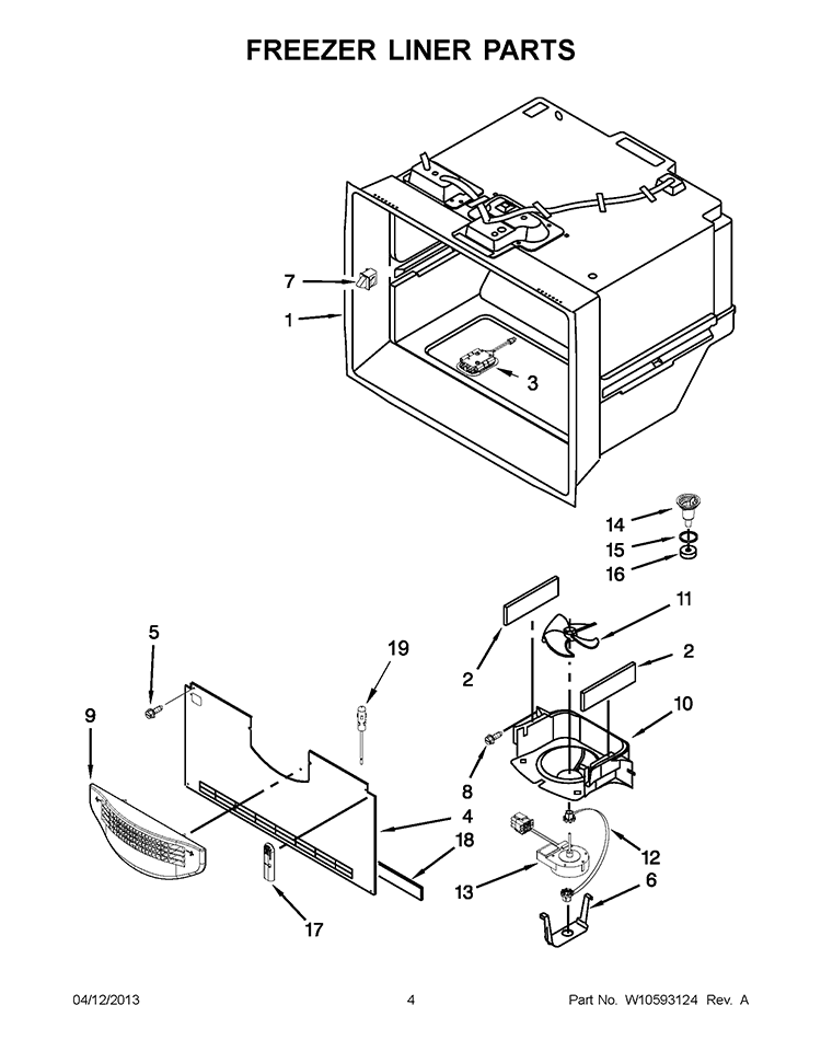 OEM KitchenAid W11683242 LED MODULE SERVICE KIT, CHROME ...