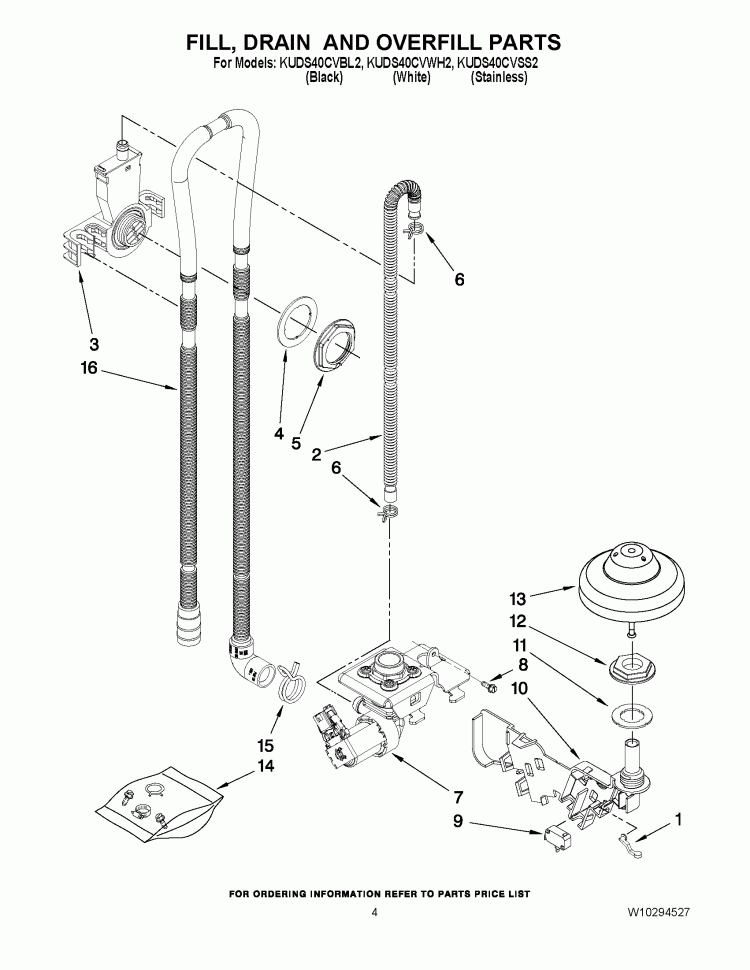 Water Inlet Valve W10648041 - OEM Whirlpool - eReplacementParts.com