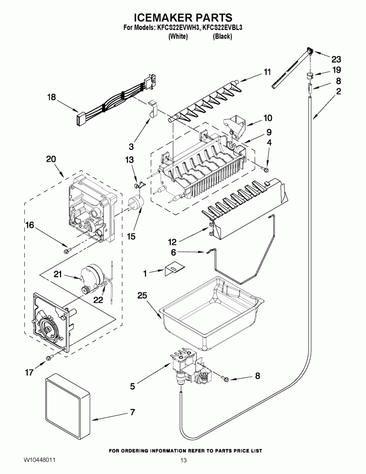 Refrigerator Water Inlet Valve Assembly WPW10420083 - OEM Whirlpool ...